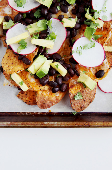BBQ Black Bean Nachos - The Faux Martha