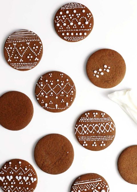 Nordic Gingerbread Cookies - The Faux Martha